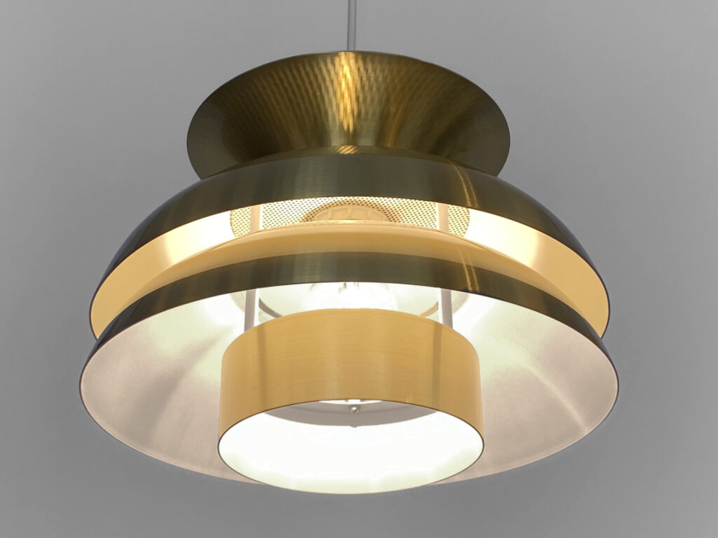 Layered pendant light by Vitrika. Denmark 1970s – HAGBLOM