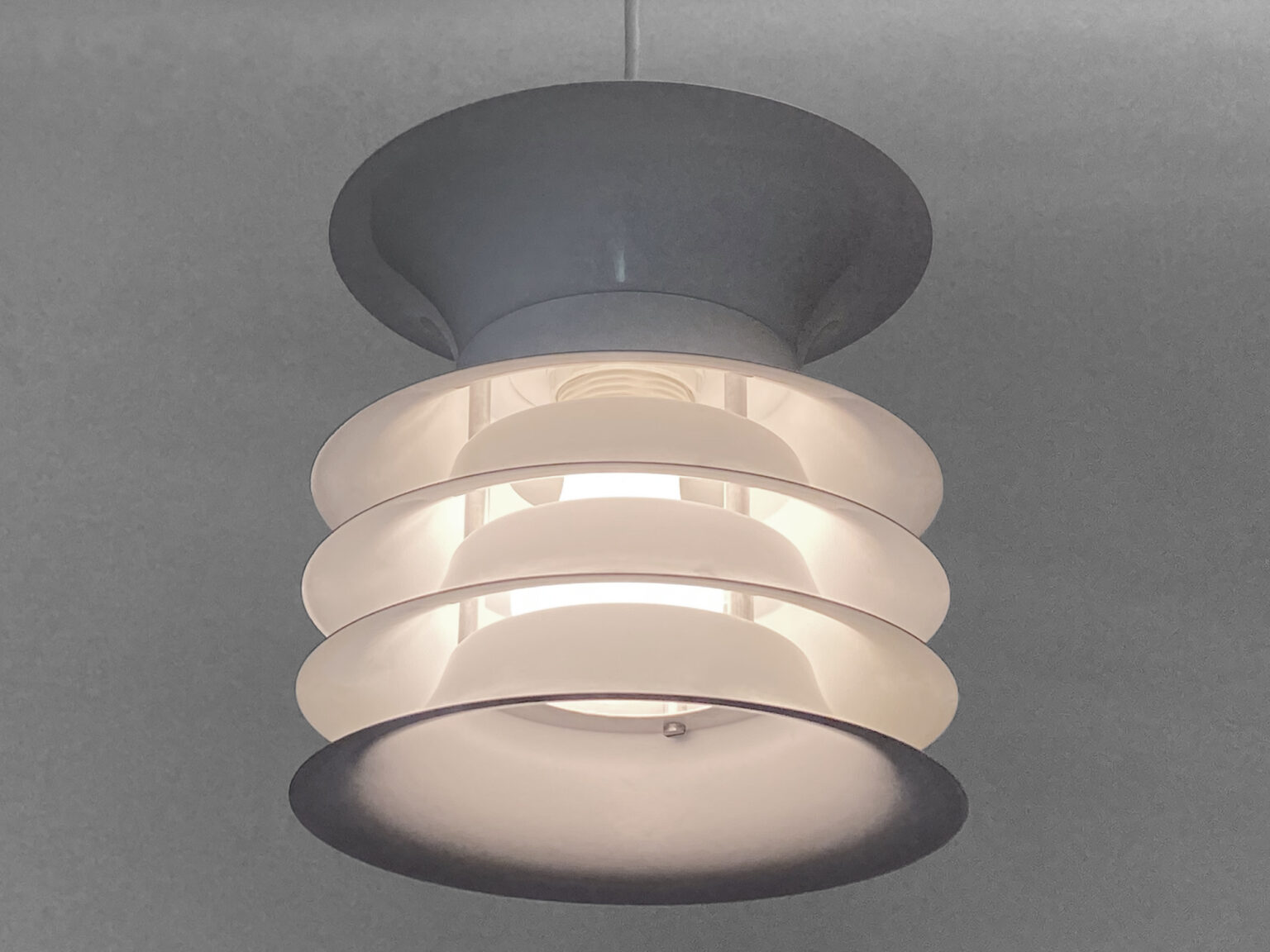 Multi layered pendant light. Denmark 1970s – HAGBLOM